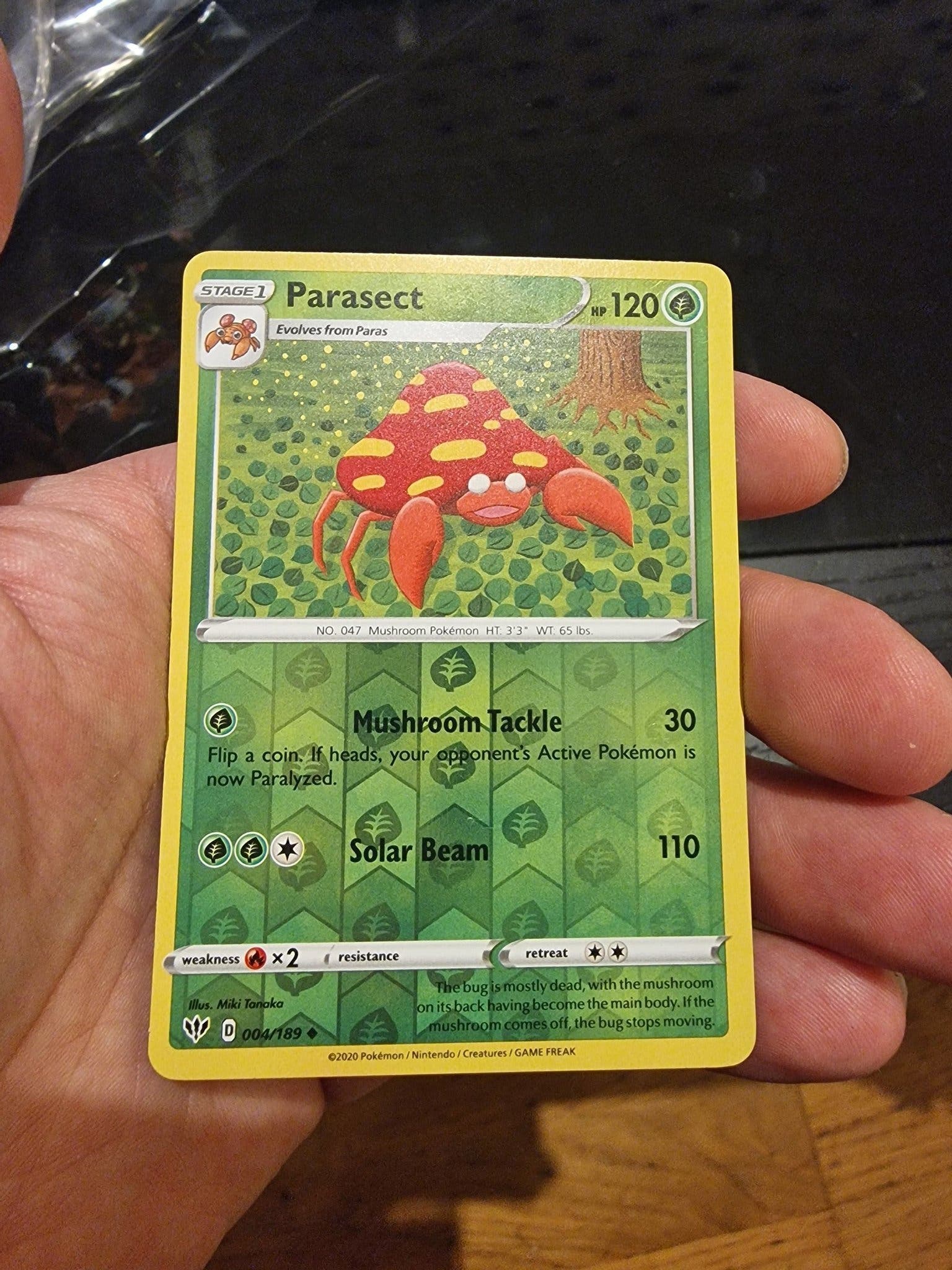 Parasect 4/189 Darkness Ablaze Pokemonkort | Köp på Tradera (735955335)