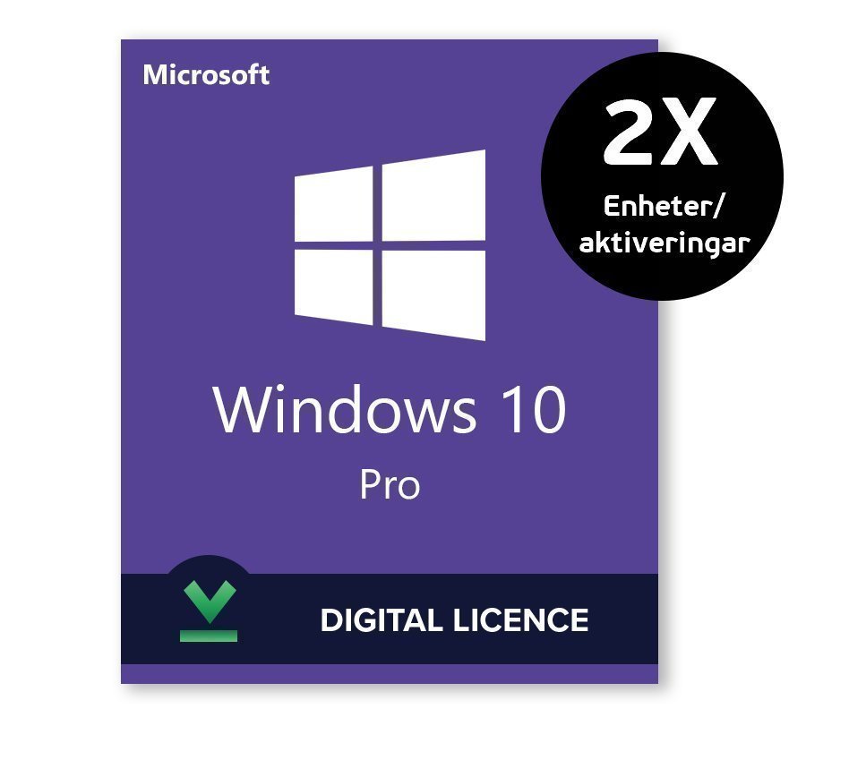 Se produkter som liknar Microsoft Windows 10 Pro | 2-.. på Tradera (587446649)