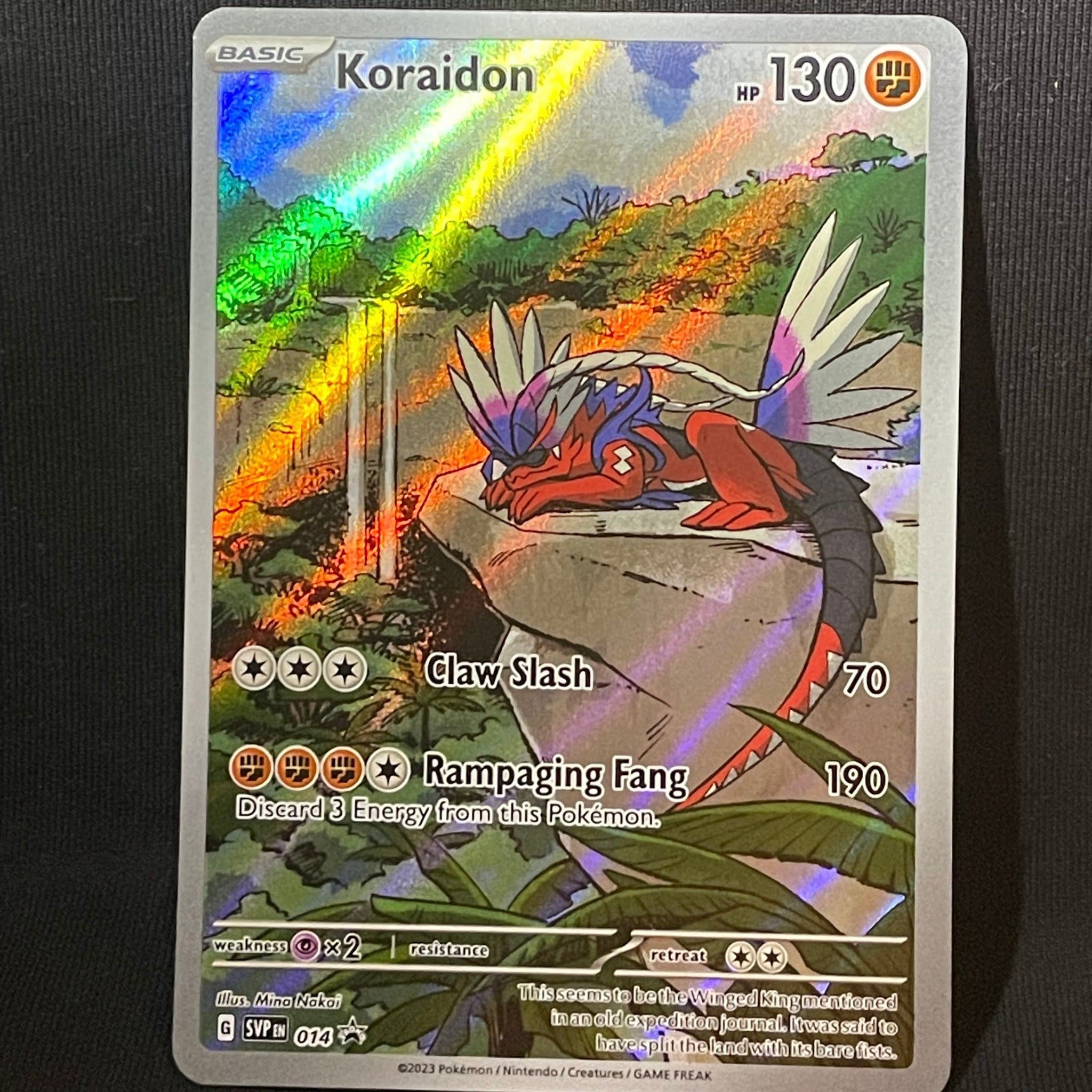 Se produkter som liknar Koraidon full art (promo) på Tradera (703659620)