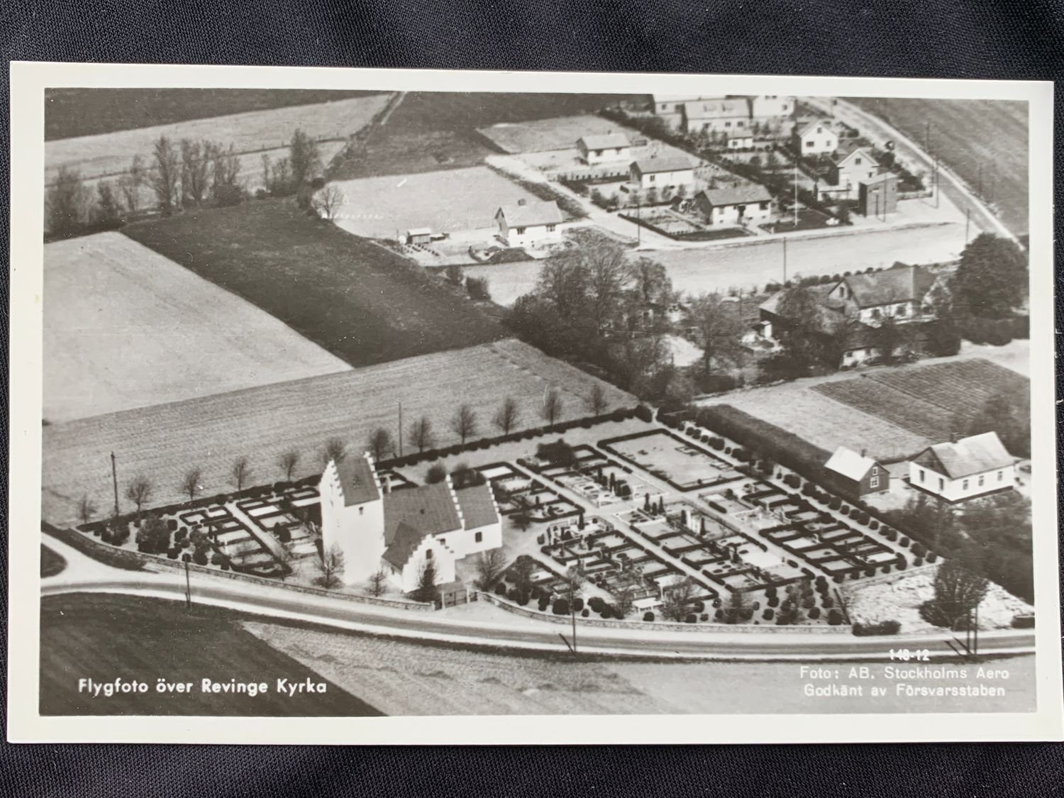 Revinge Flygfoto med kyrka . ( Harlösa Flyinge ) | Köp på Tradera ...