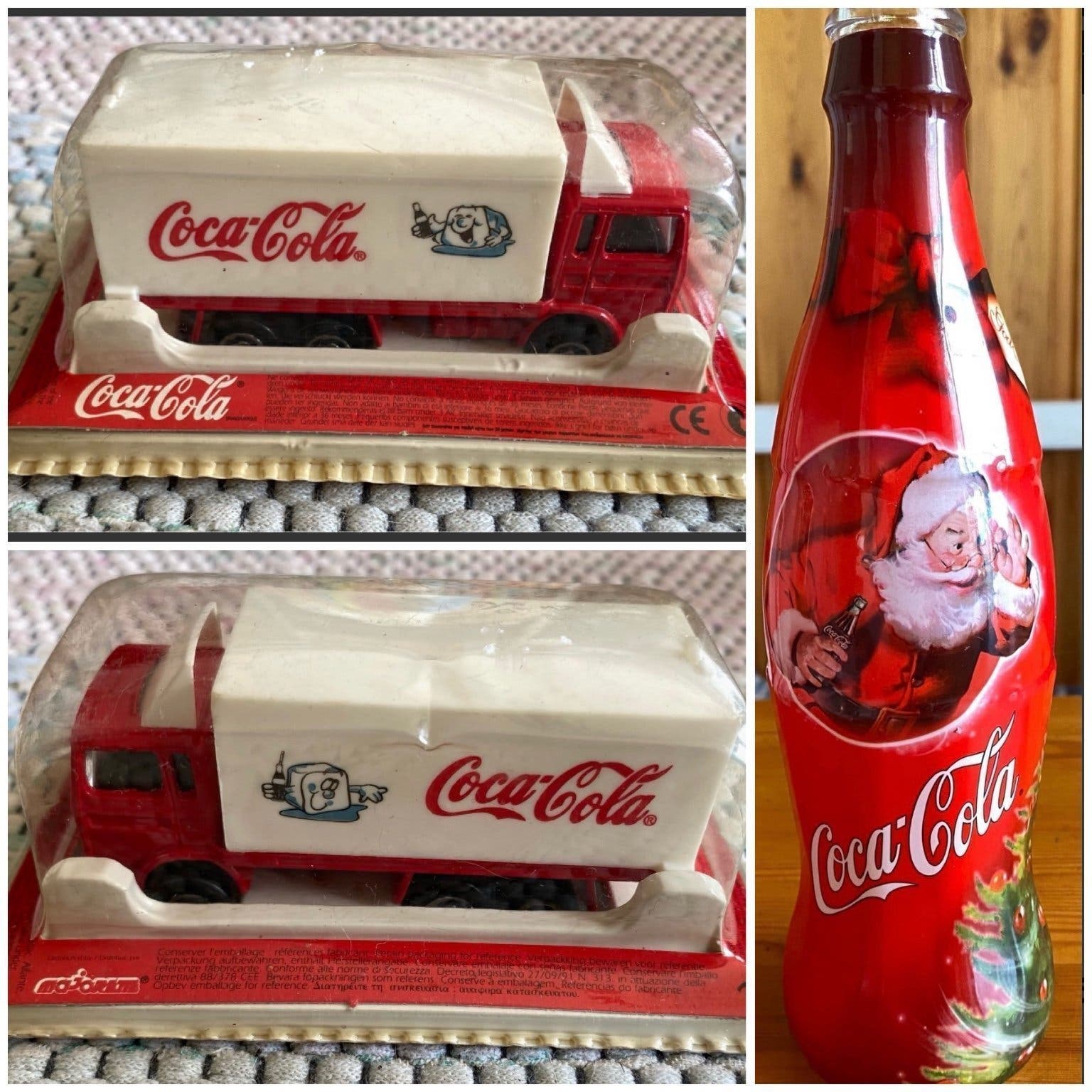 Coca-Cola lastbil, inplastad och jubileums glas.. | Köp på Tradera ...