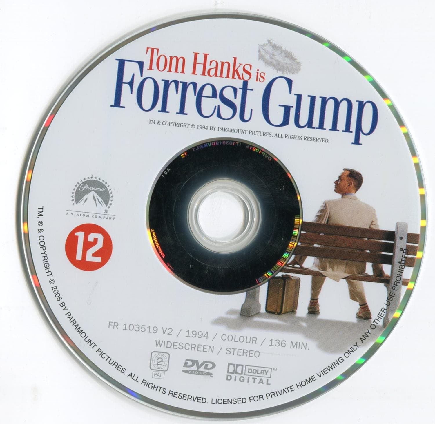 Se produkter som liknar Forrest Gump 1994 (Disc Only) på Tradera ...