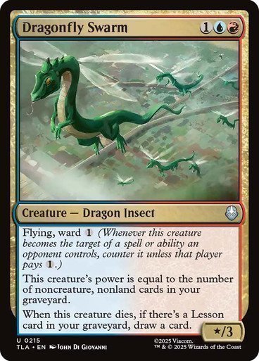Avatar TLA. - 1x Dragonfly Swarm v.0215 - MTG -.. | Köp på Tradera ...