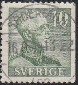 F274B G V profil H 3-sid. 10 öre grön stpl. Söd.. | Köp på Tradera ...