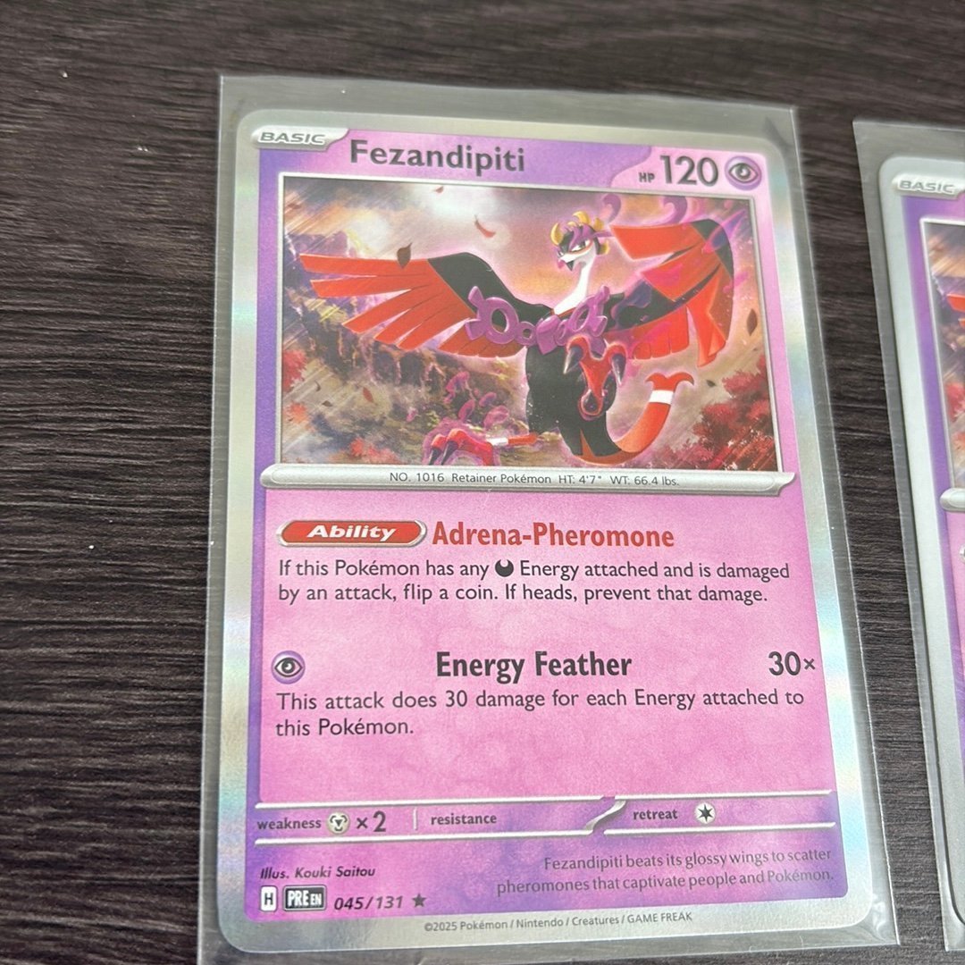 Fezandipiti Holo och reverse holo rare kort frå.. | Köp på Tradera ...