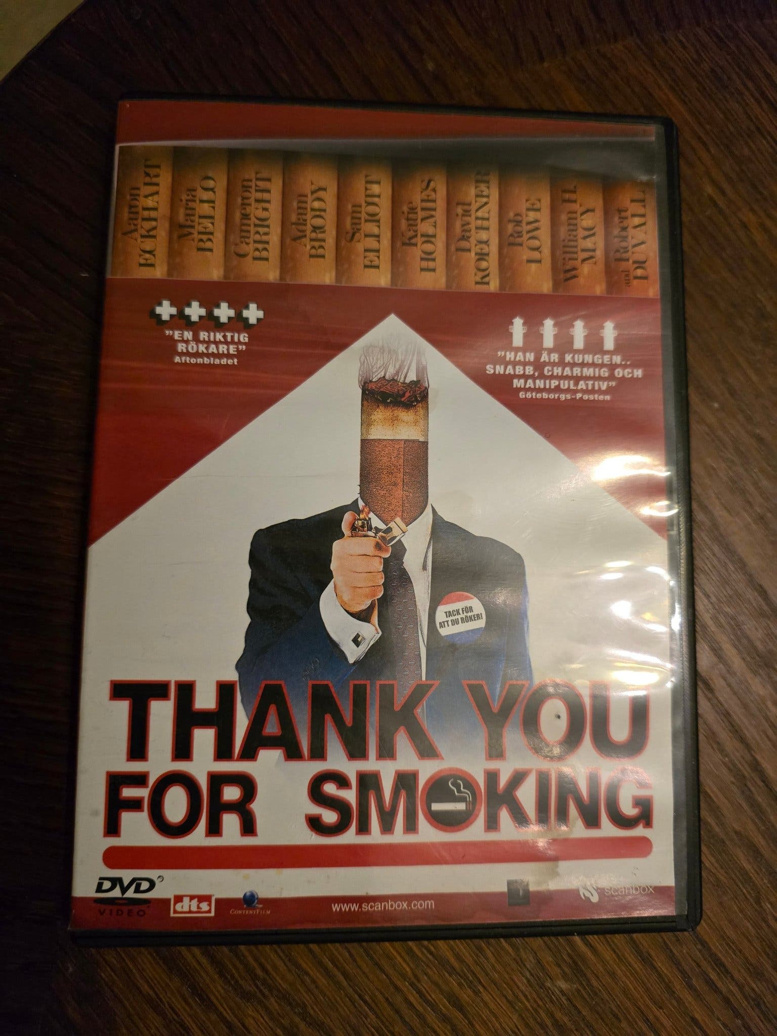 Se produkter som liknar Thank You for Smoking - DVD på Tradera (711203456)