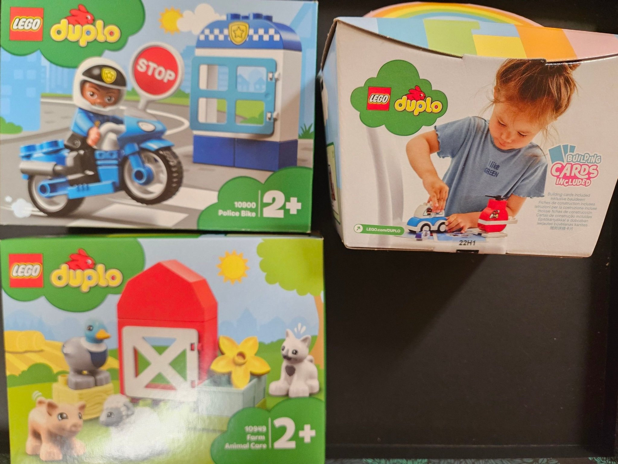 LEGO Duplo set med bondgård, polisstation och p.. | Köp på Tradera ...