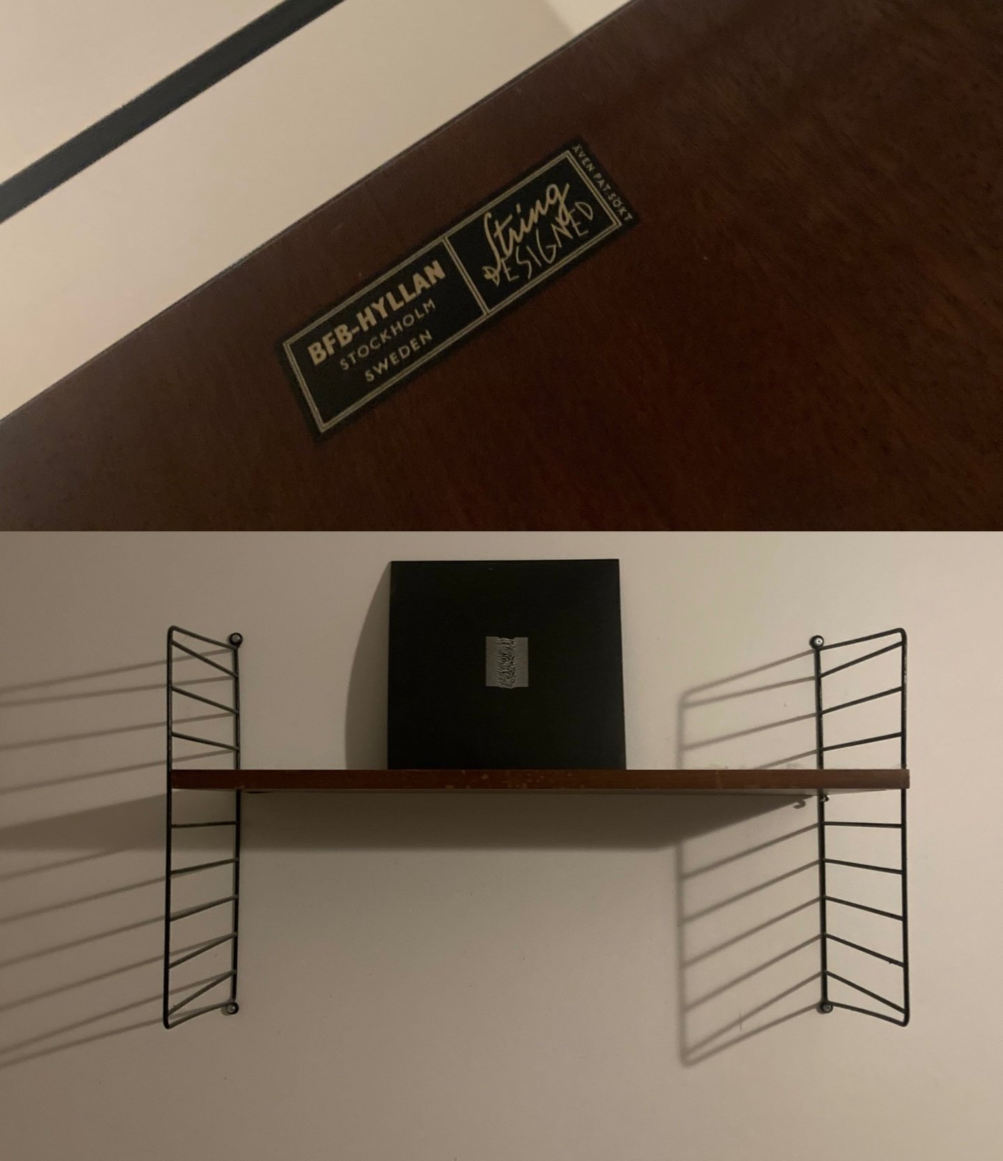 ÄKTA retro stringhylla BFB-hyllan string hylla .. | Köp på Tradera ...