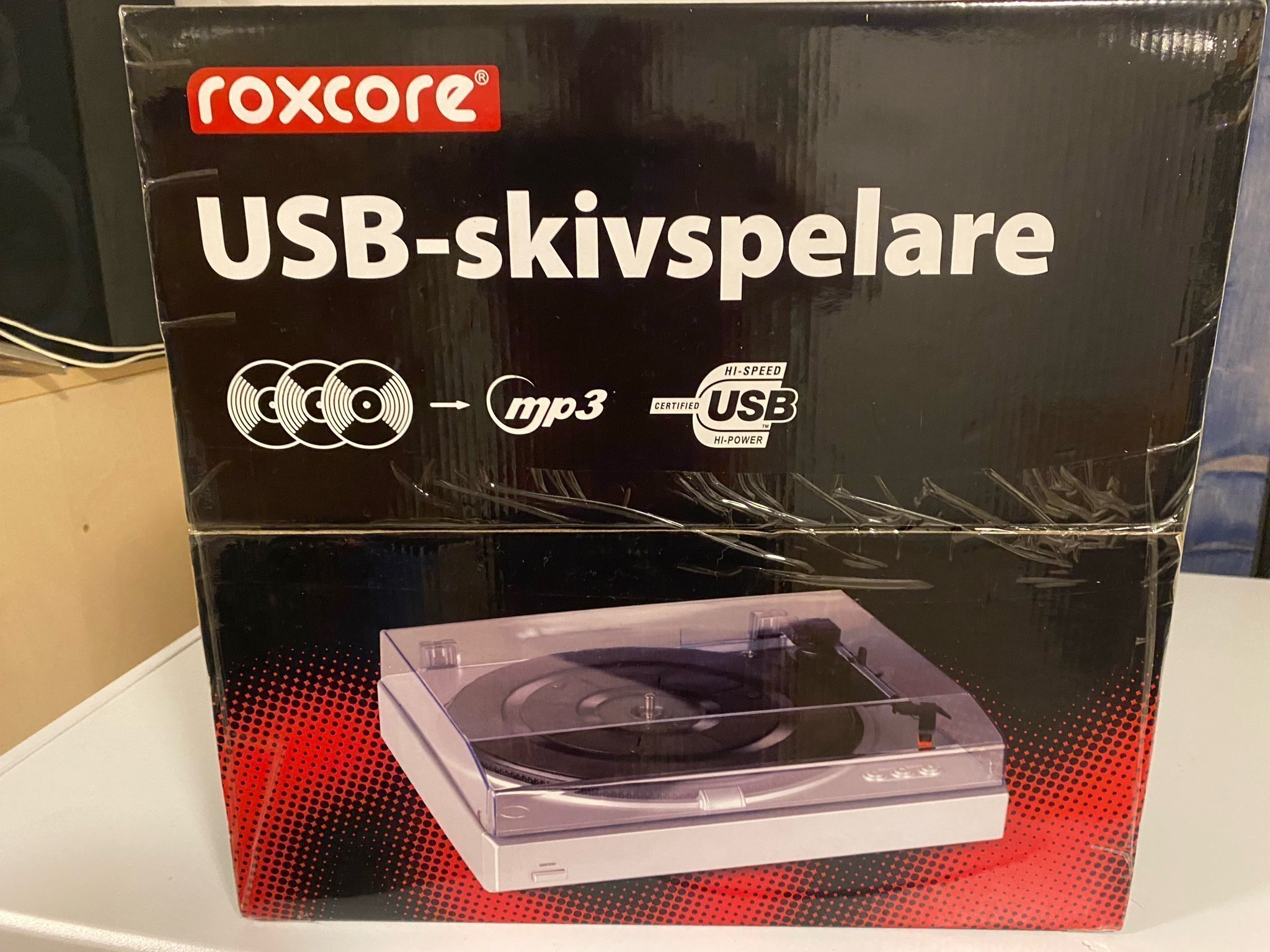 Se produkter som liknar Roxcore USB-skivspelare på Tradera (697008450)