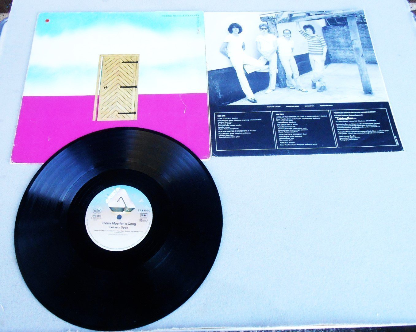 Pierre Moerlen's Gong - Downwind LP | Köp på Tradera (702220755)