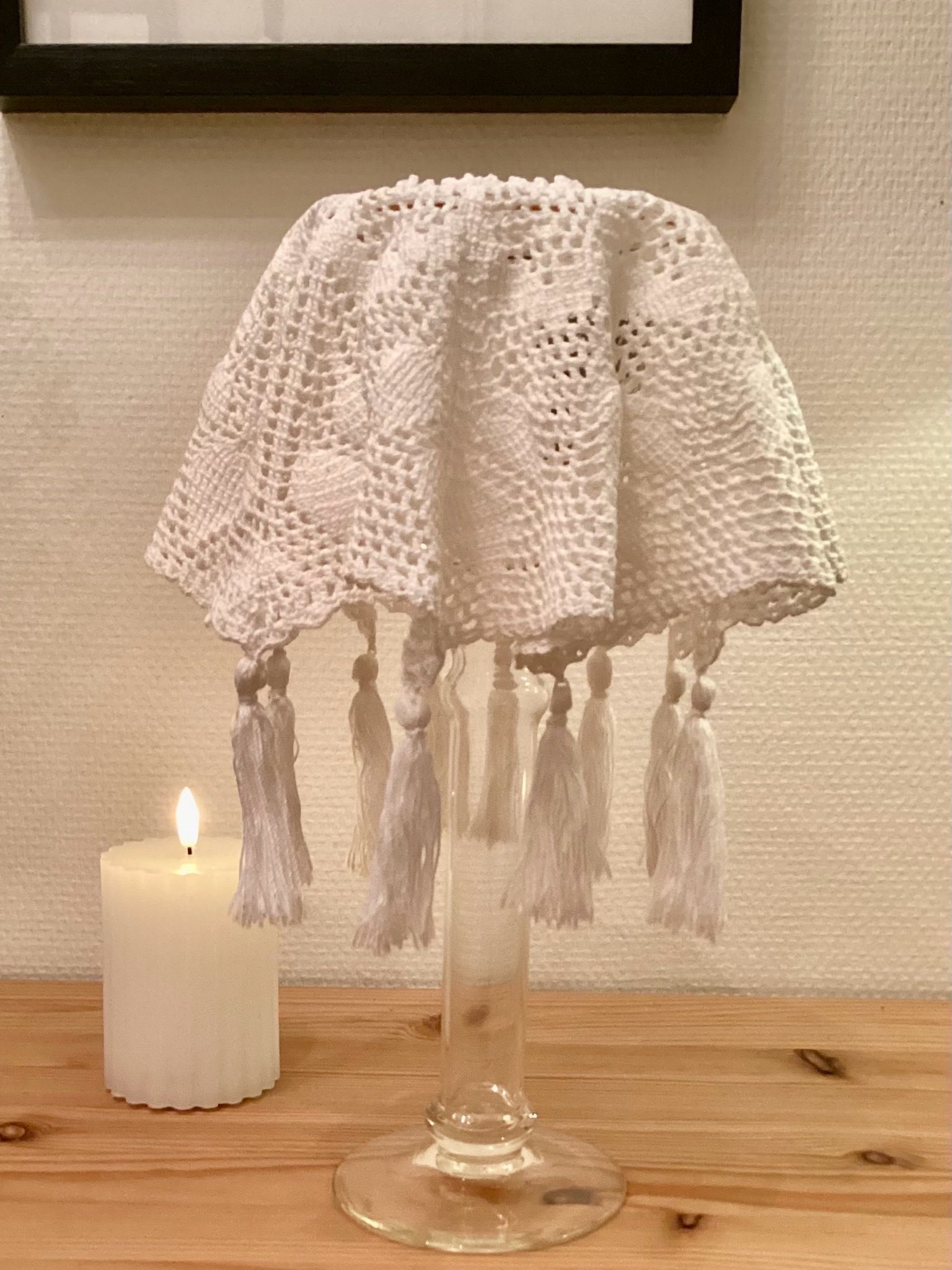 Vackra Handvirkade Dukar till Skomakarlampor / .. | Köp på Tradera ...