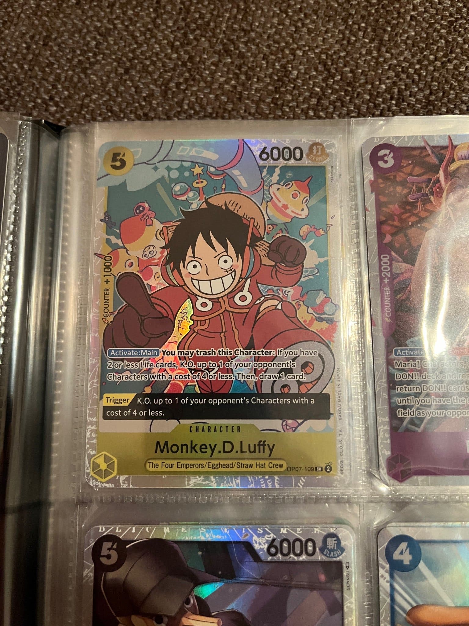 Se produkter som liknar Monkey D Luffy OP07-109 SR On.. på Tradera ...