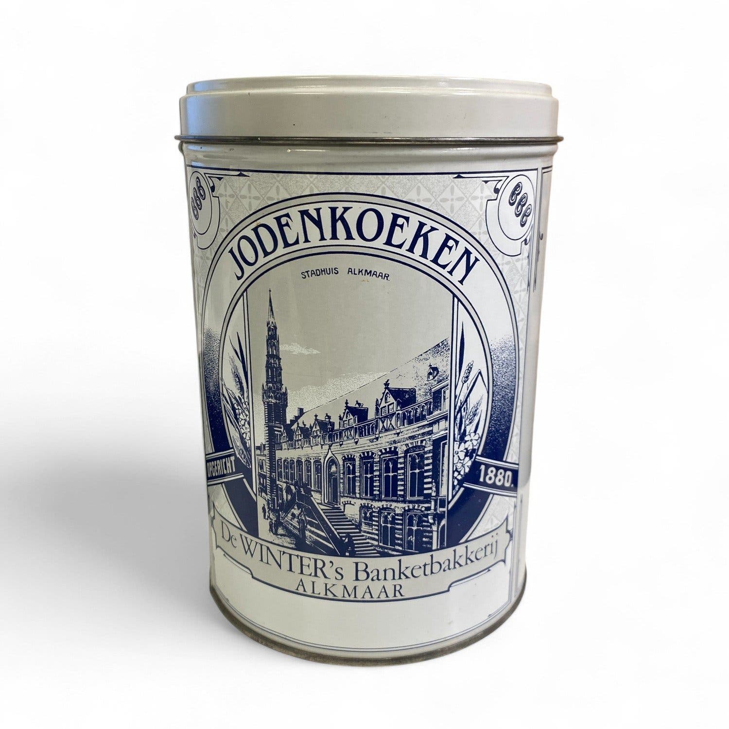 Se produkter som liknar Burk Plåtburk Jodenkoeken Vin.. på Tradera ...