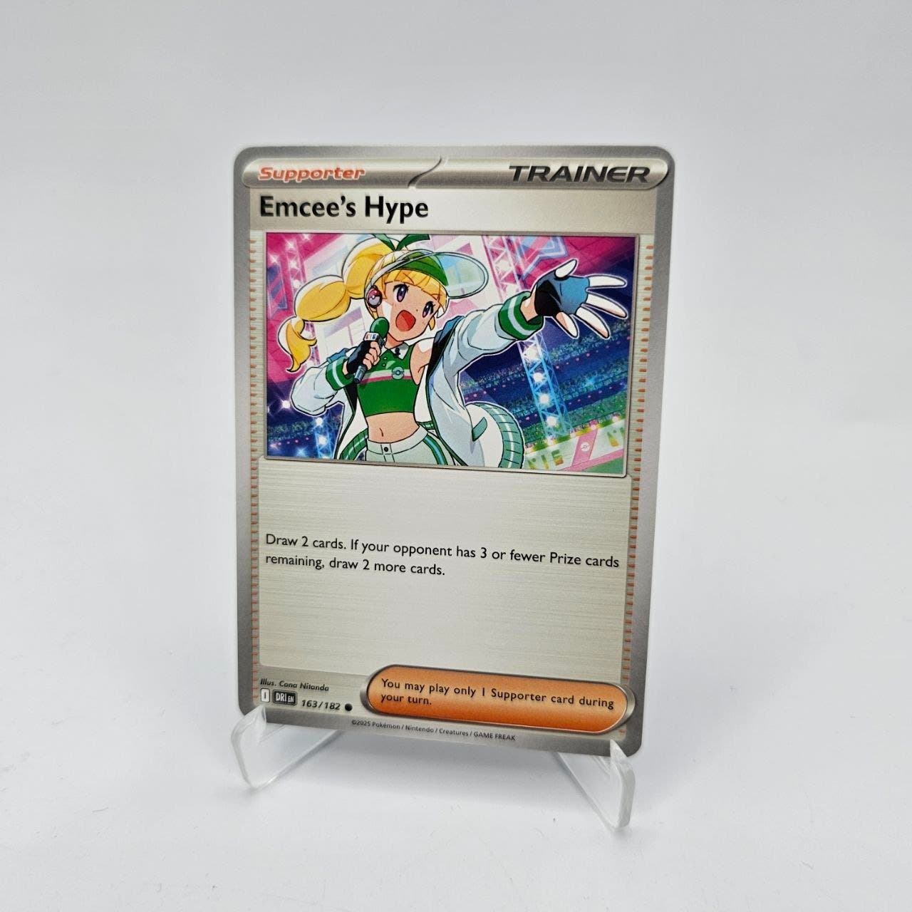 Emcee's Hype 163/182 Destined Rivals, Pokémon T.. | Köp på Tradera ...