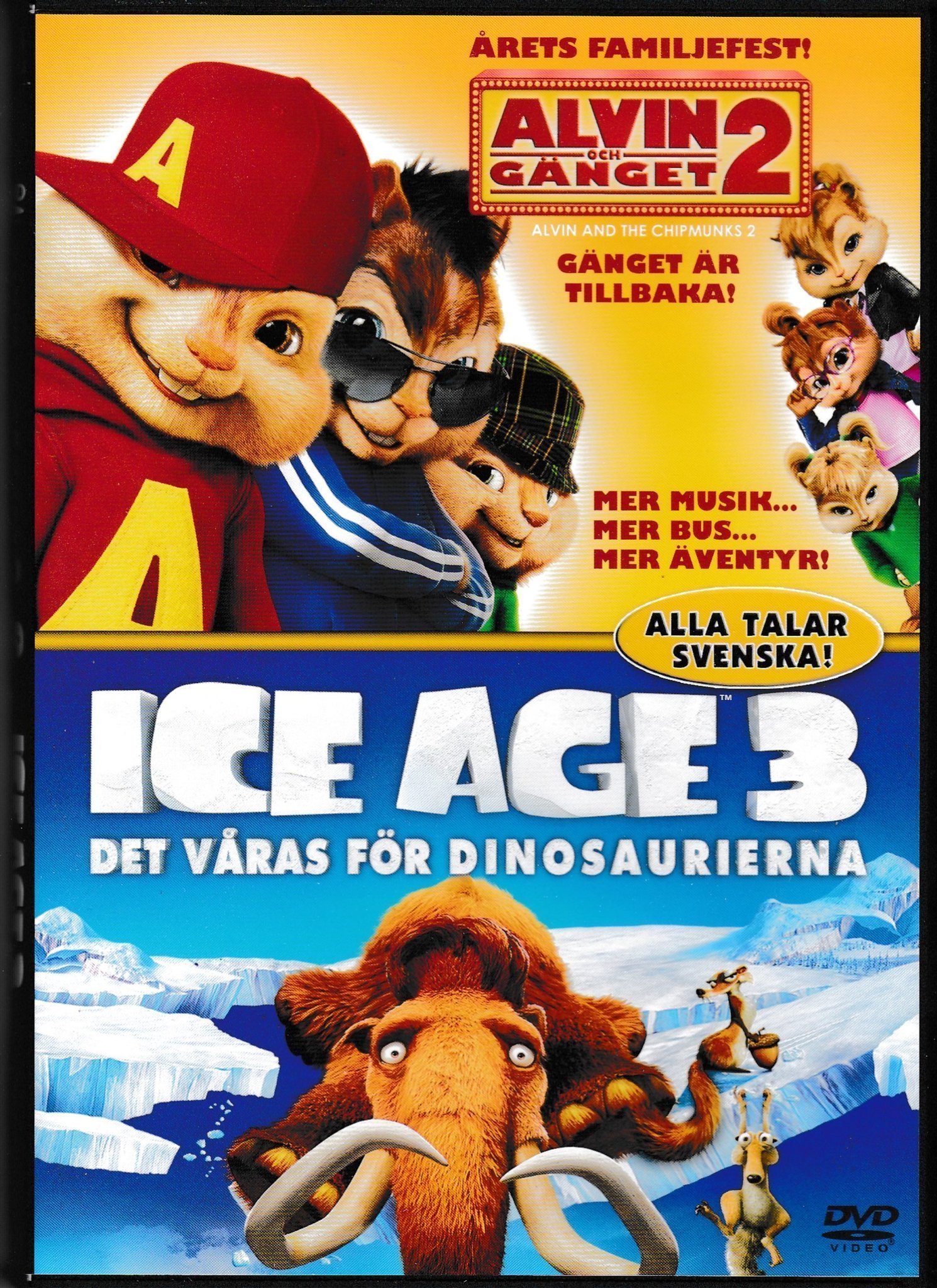 2 DVD- filmer: Alvin och gänget 2 och Ice age 3.. | Köp på Tradera ...