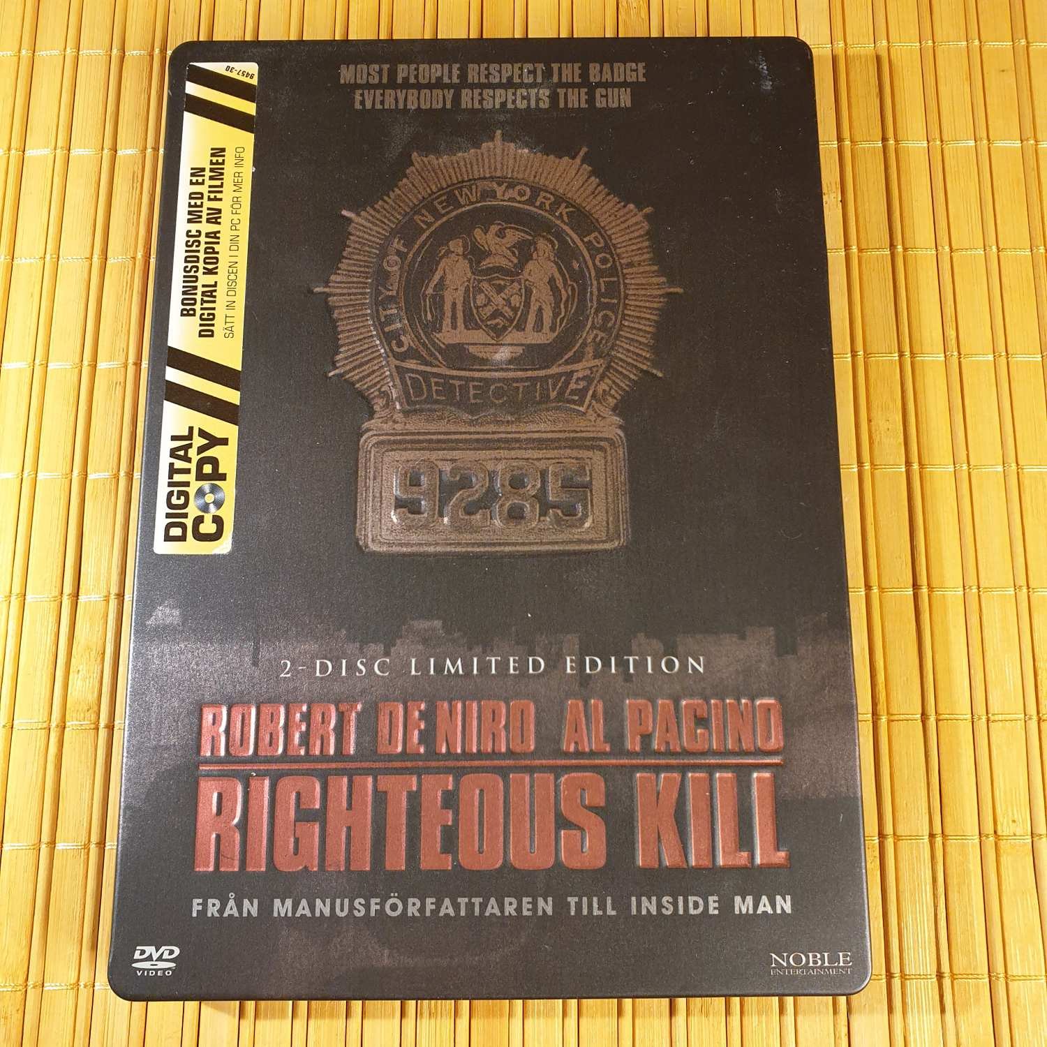 Righteous Kill (2008) --2 DVD Steelbook - Rober.. | Köp på Tradera ...