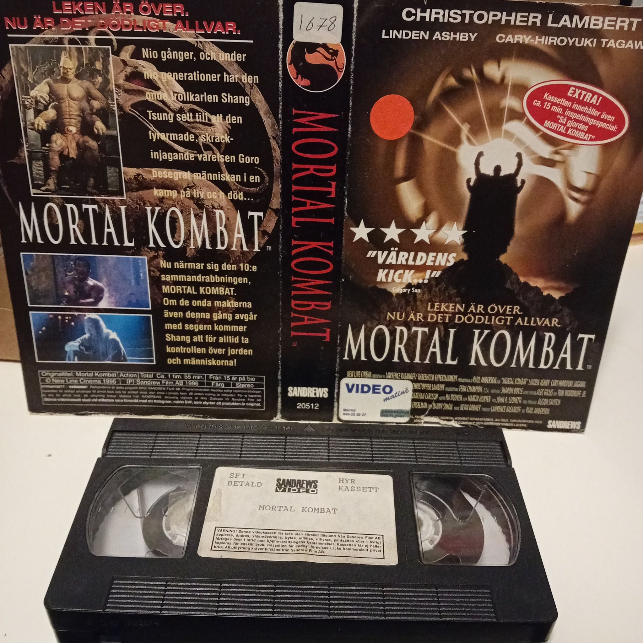 Mortal Kombat VHS | Köp på Tradera (695654323)