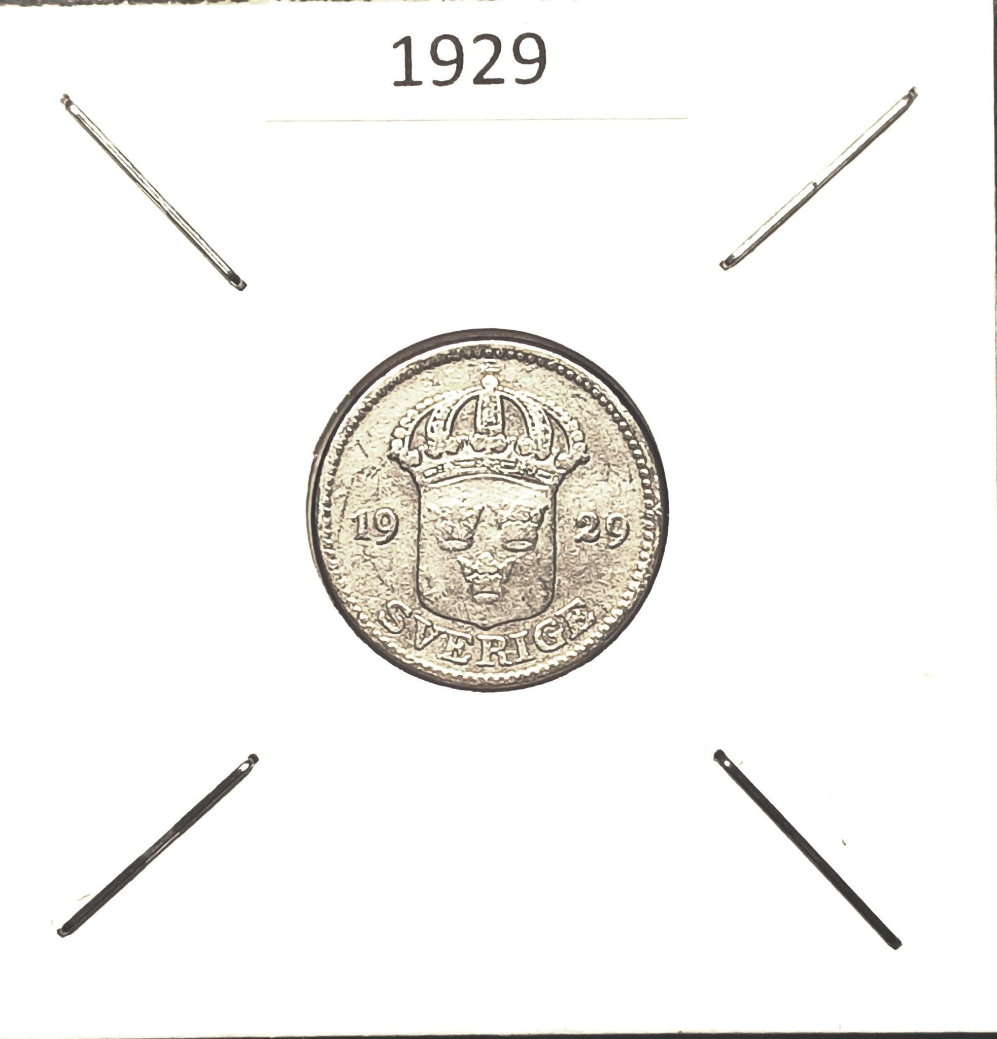 Sverige 25 öre, silver, 4 mynt, alla olika | Köp på Tradera (711295256)