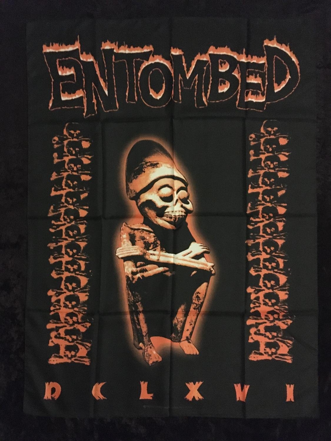 ENTOMBED Poster flagga SAMLAROBJEKT från 1997 | Köp på Tradera (661719577)