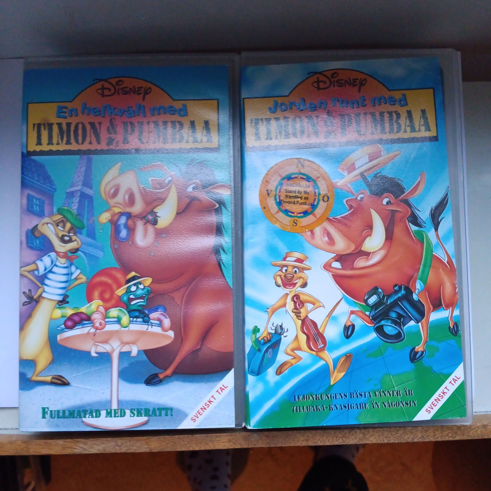 Timon & Pumbaa VHS - Två Kassetter | Köp på Tradera (692633793)