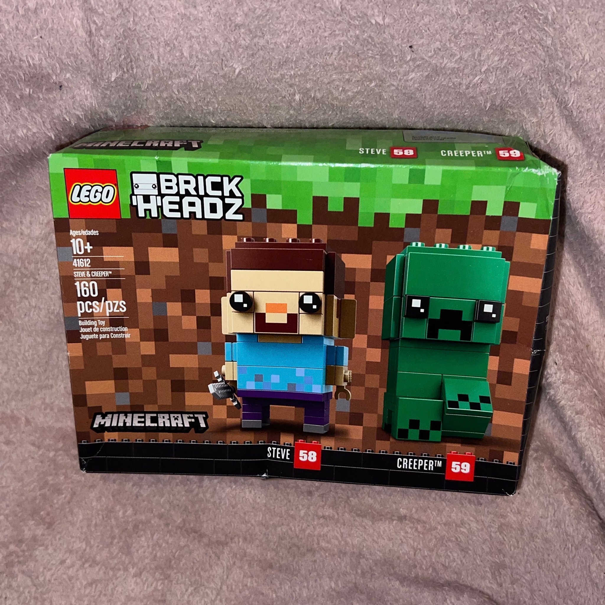 LEGO BrickHeadz Minecraft Steve & Creeper 41612 | Köp på Tradera ...