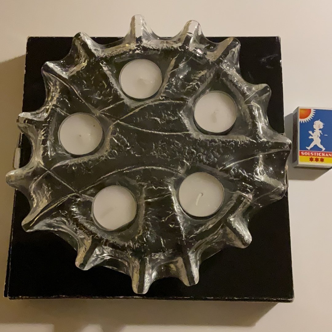 Retro ljuslykta, ljusfat från Muurla Finland, P.. | Köp på Tradera ...