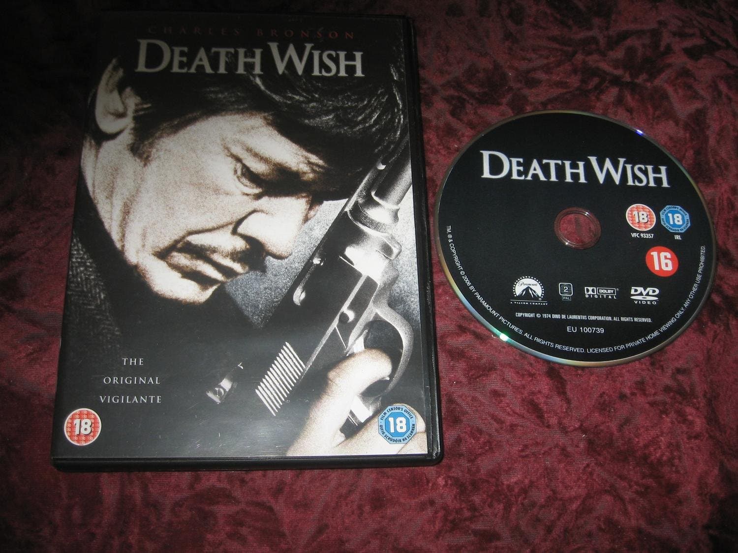 DEATH WISH (CHARLES BRONSON,HOPE LANGE) DVD
