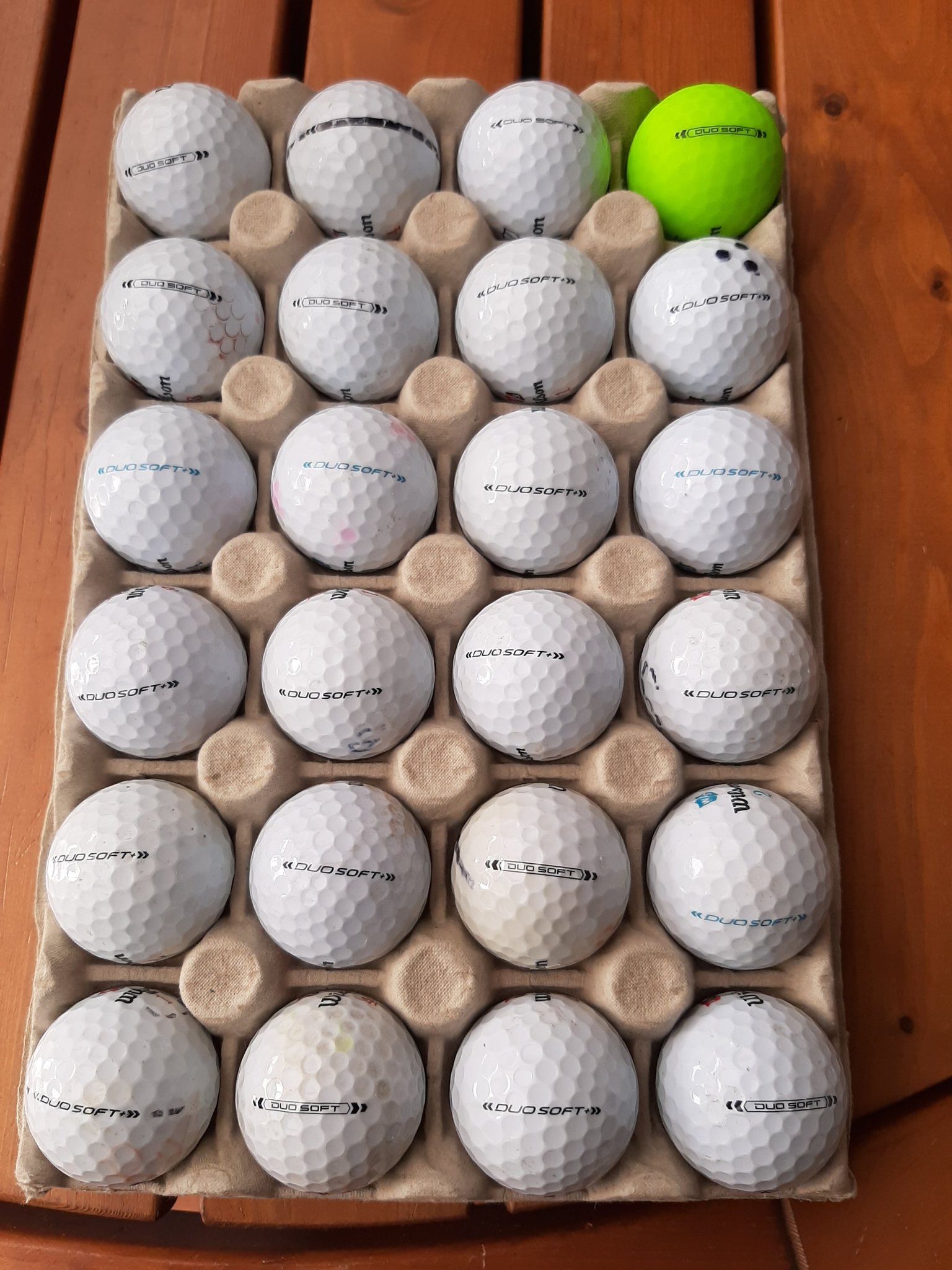 GOLFBOLLAR WILSON STAFF DUOSOFT 24 ST. BRA SKICK | Köp på Tradera ...