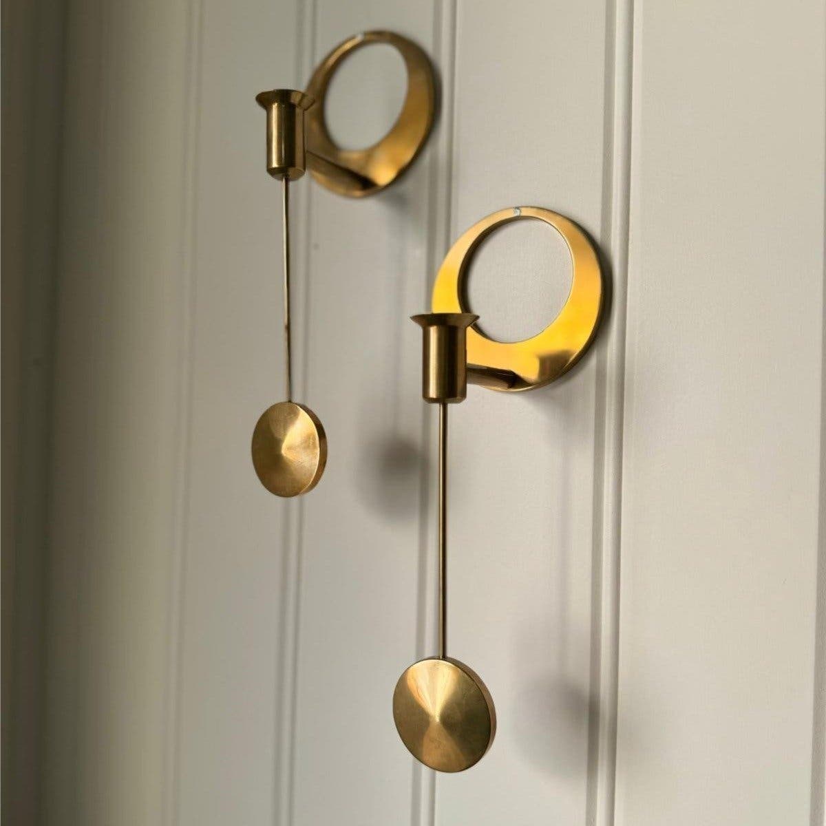 Väggljusstakar mässing design Arthur Pe Kolbäck.. | Köp på Tradera ...