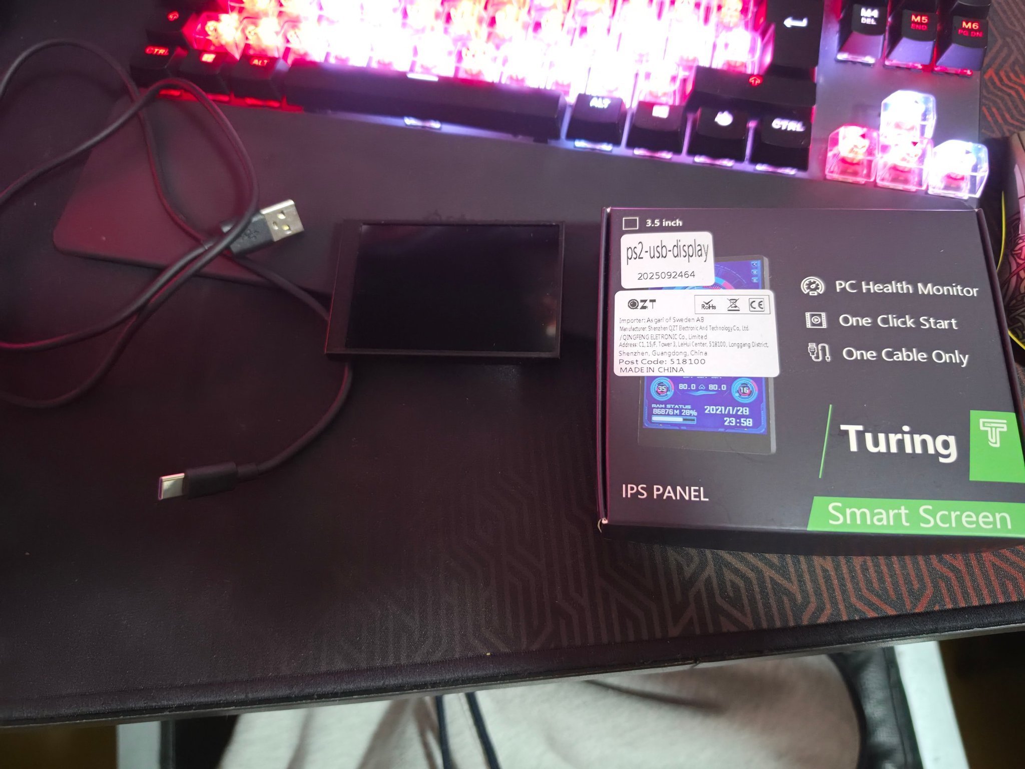 Turing Smart Screen PC Health Monitor | Köp på Tradera (727620609)