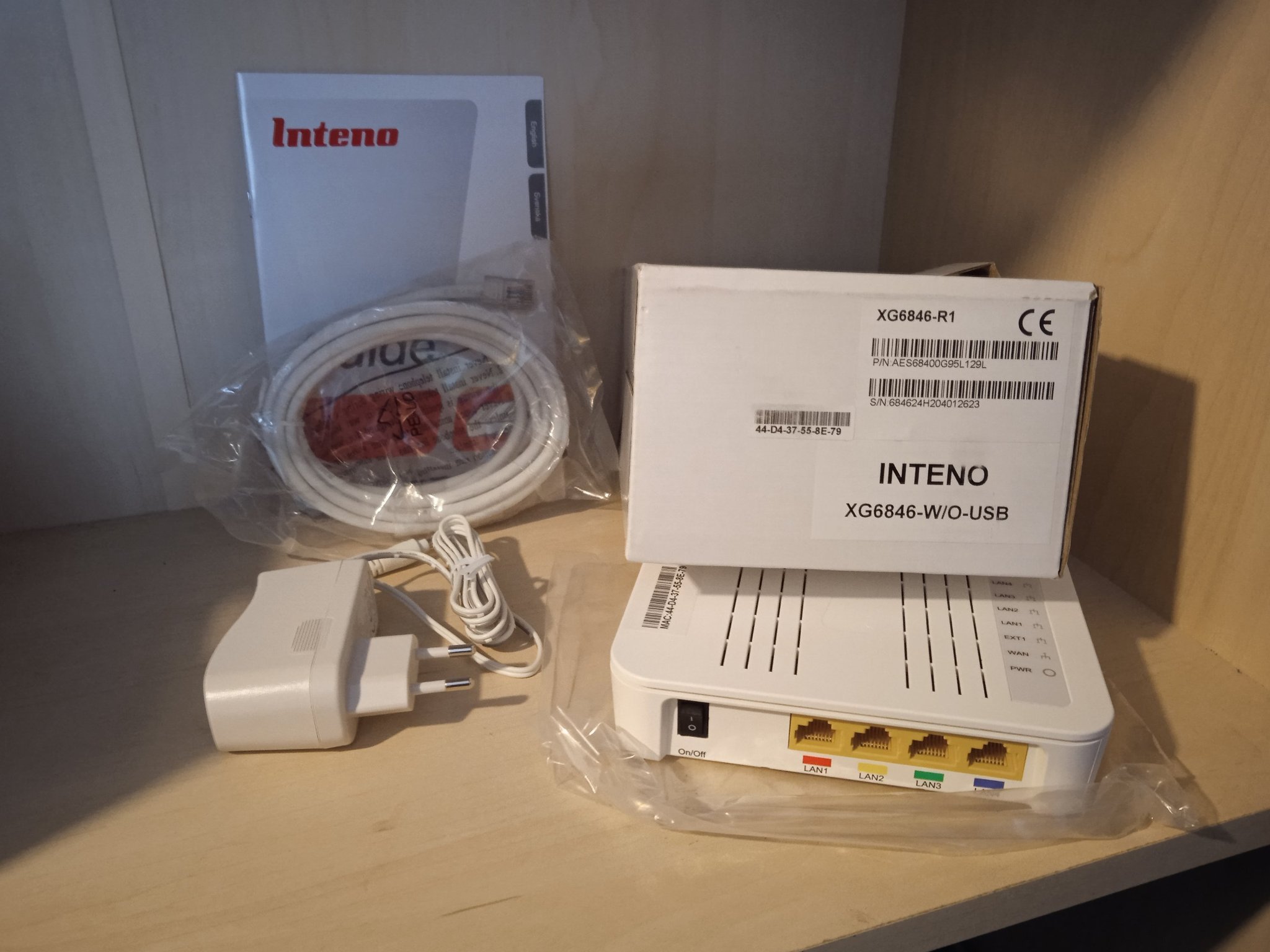 Fiberdosa / Bredbandsswitch - Inteno.. | Köp från NiciT på Tradera ...