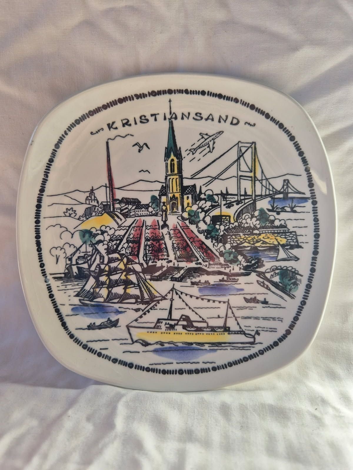 Väggtallrik Samlartallrik Stavangerflint Kristi.. | Köp på Tradera ...