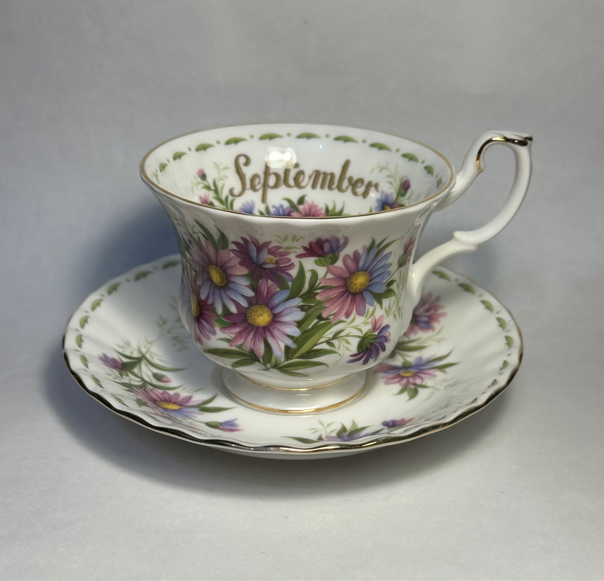 Royal Albert September Teacup med fat, Flowers .. | Köp på Tradera ...