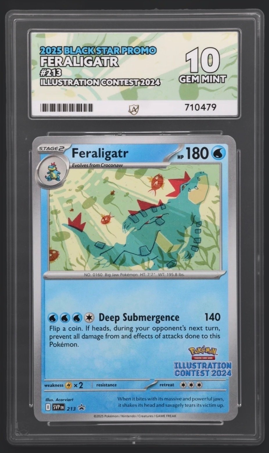 Feraligatr - 2025 Black Star Promo - ACE 10 | Köp på Tradera (708525498)