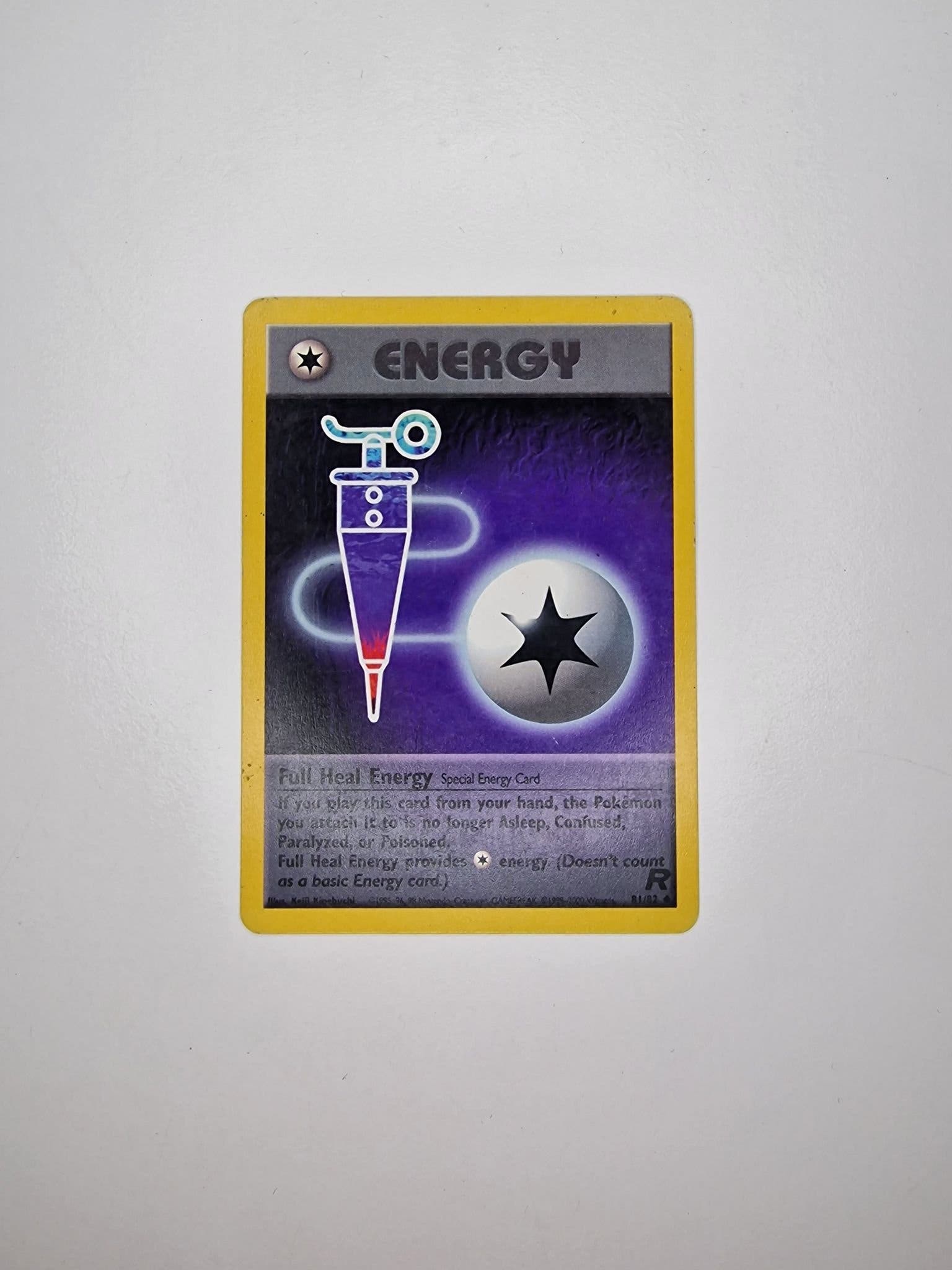 Pokémon Colorless Energy Full Heal Energy 81/82 | Köp på Tradera ...