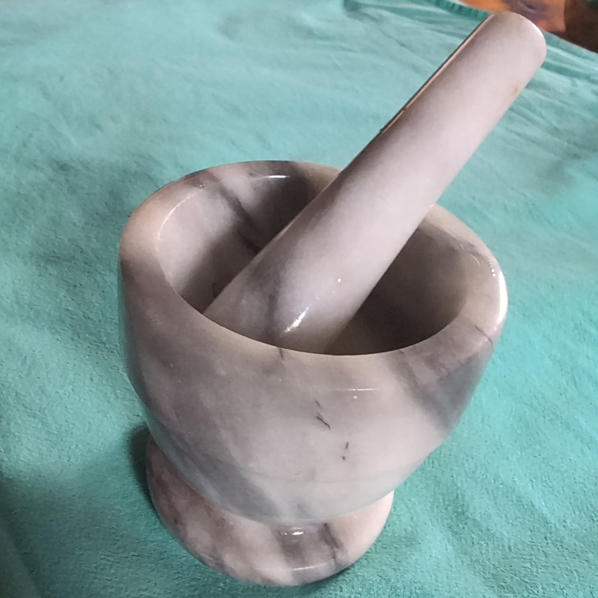 Mortel I marmor. 8 cm | Köp på Tradera (704251453)