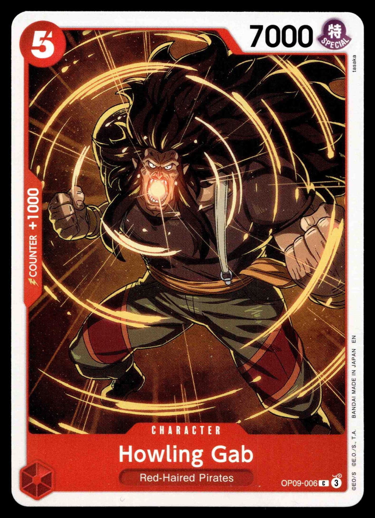 Howling Gab - One Piece.. | Köp från infinitelivescards på Tradera ...