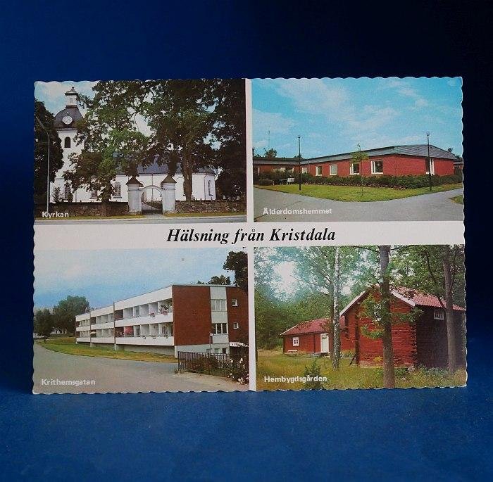 Kristdala . A6 vykort , 4-bildsk.. | Köp från peha2217 på Tradera ...
