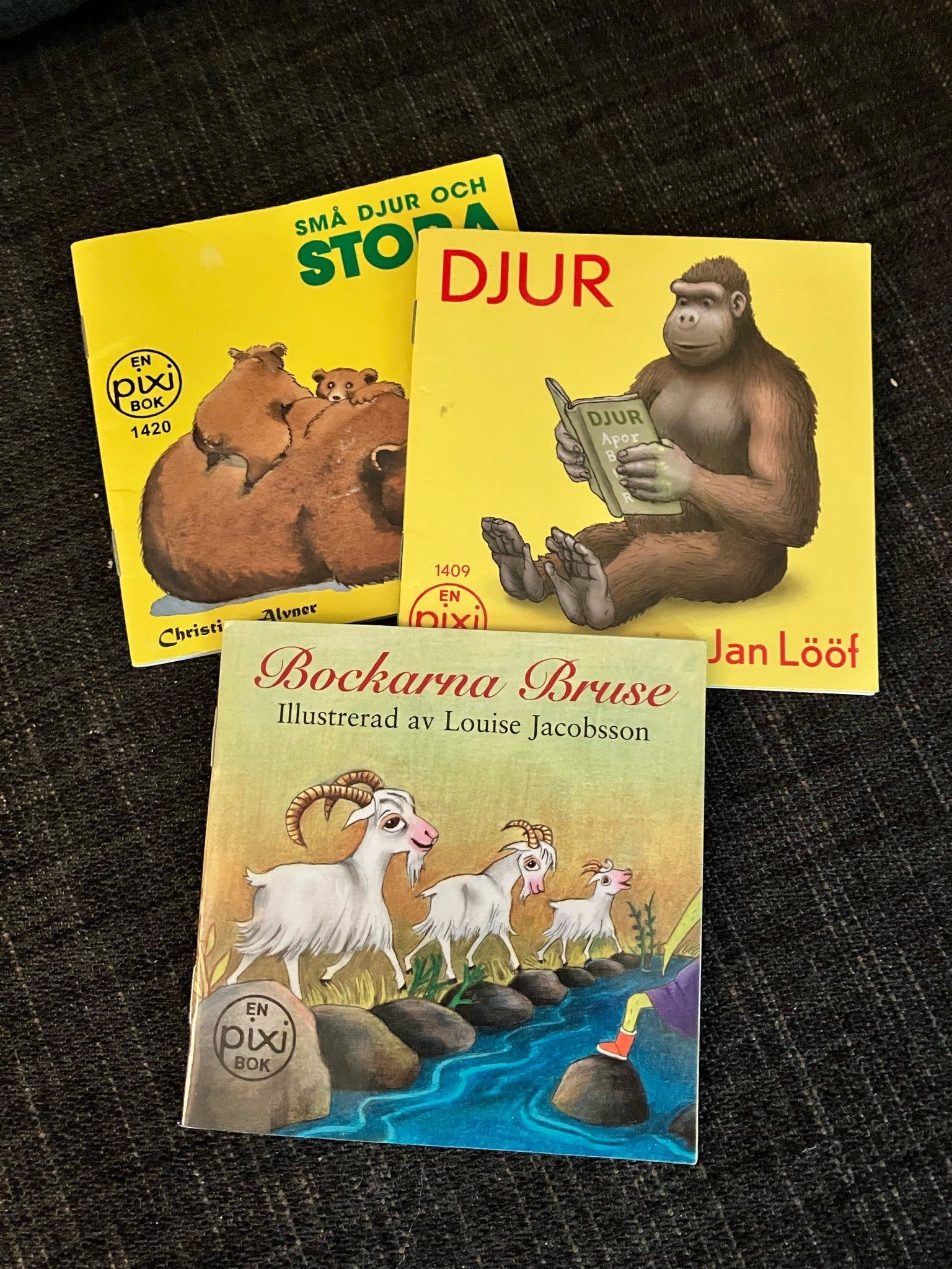 Pixi Böcker: Små djur och stora djur, Bockarna .. | Köp på Tradera ...