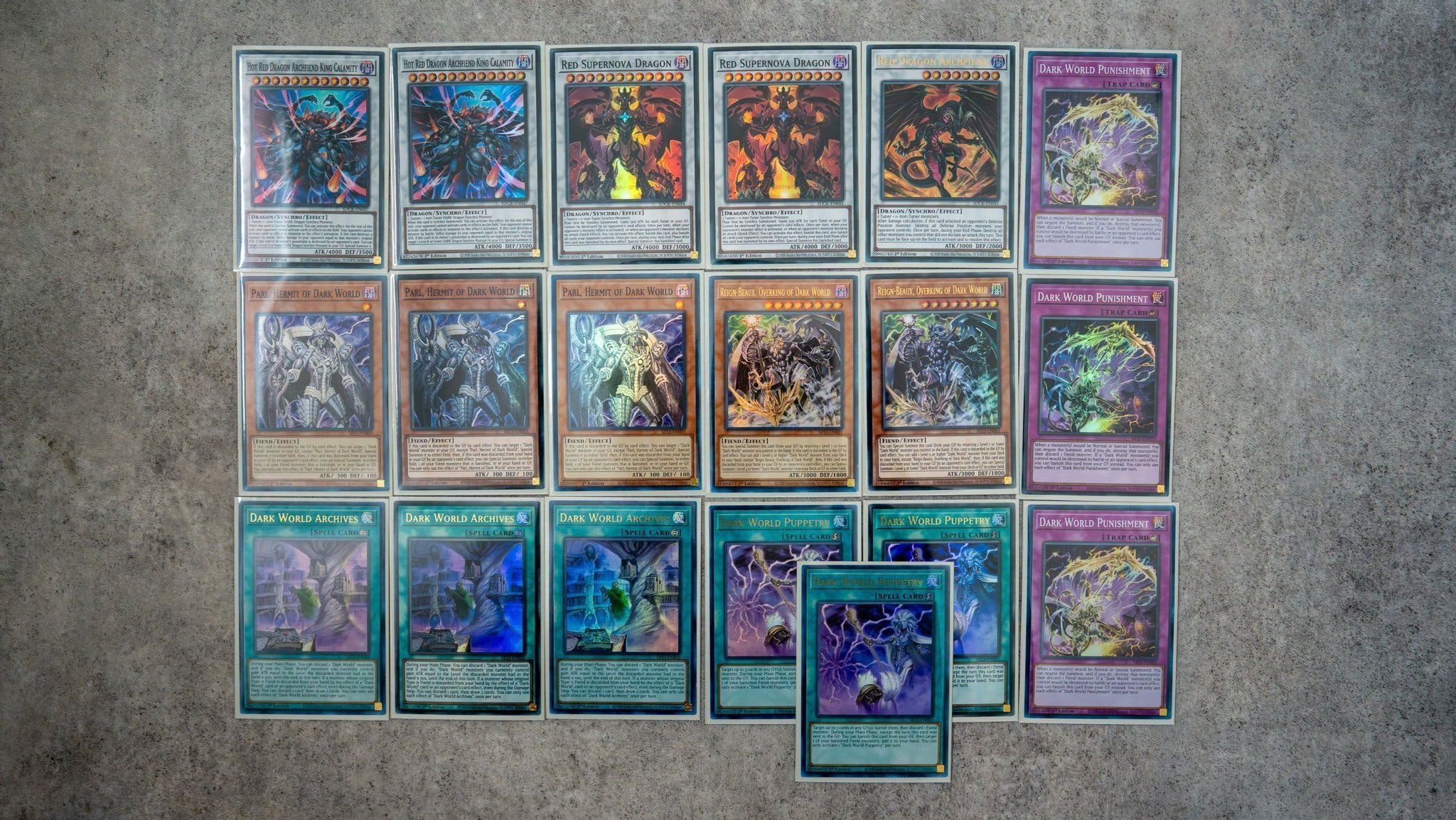 Yu-Gi-Oh! Kort Red Dragon Archfiend typer och D.. | Köp på Tradera ...