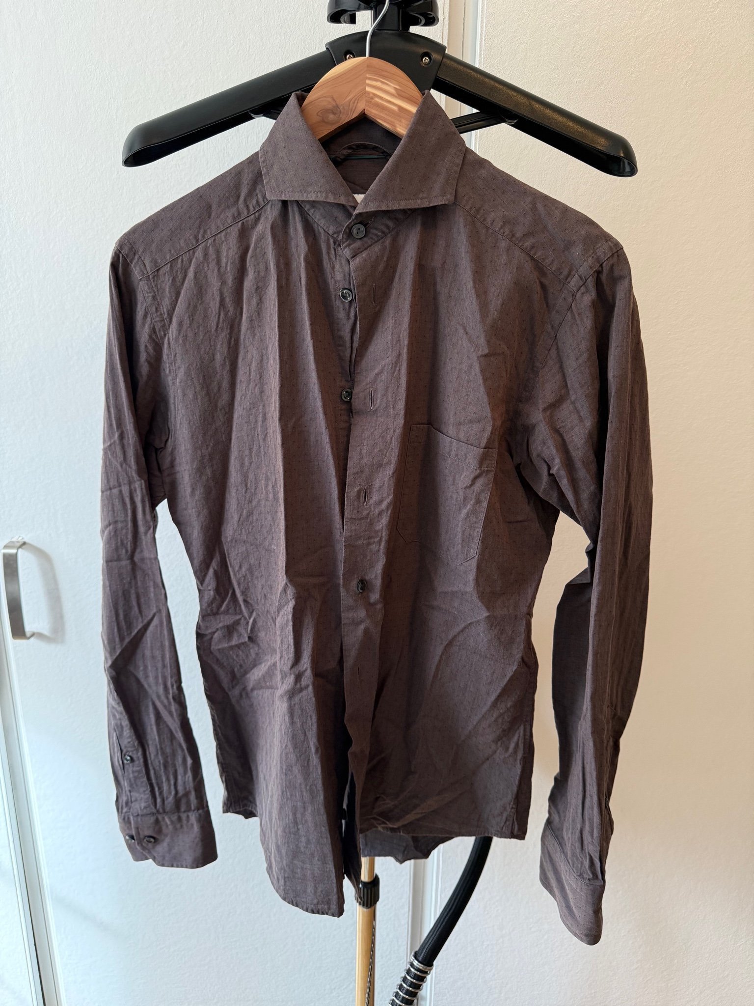 Eton brun skjorta, storlek 38 | Köp på Tradera (733450929)