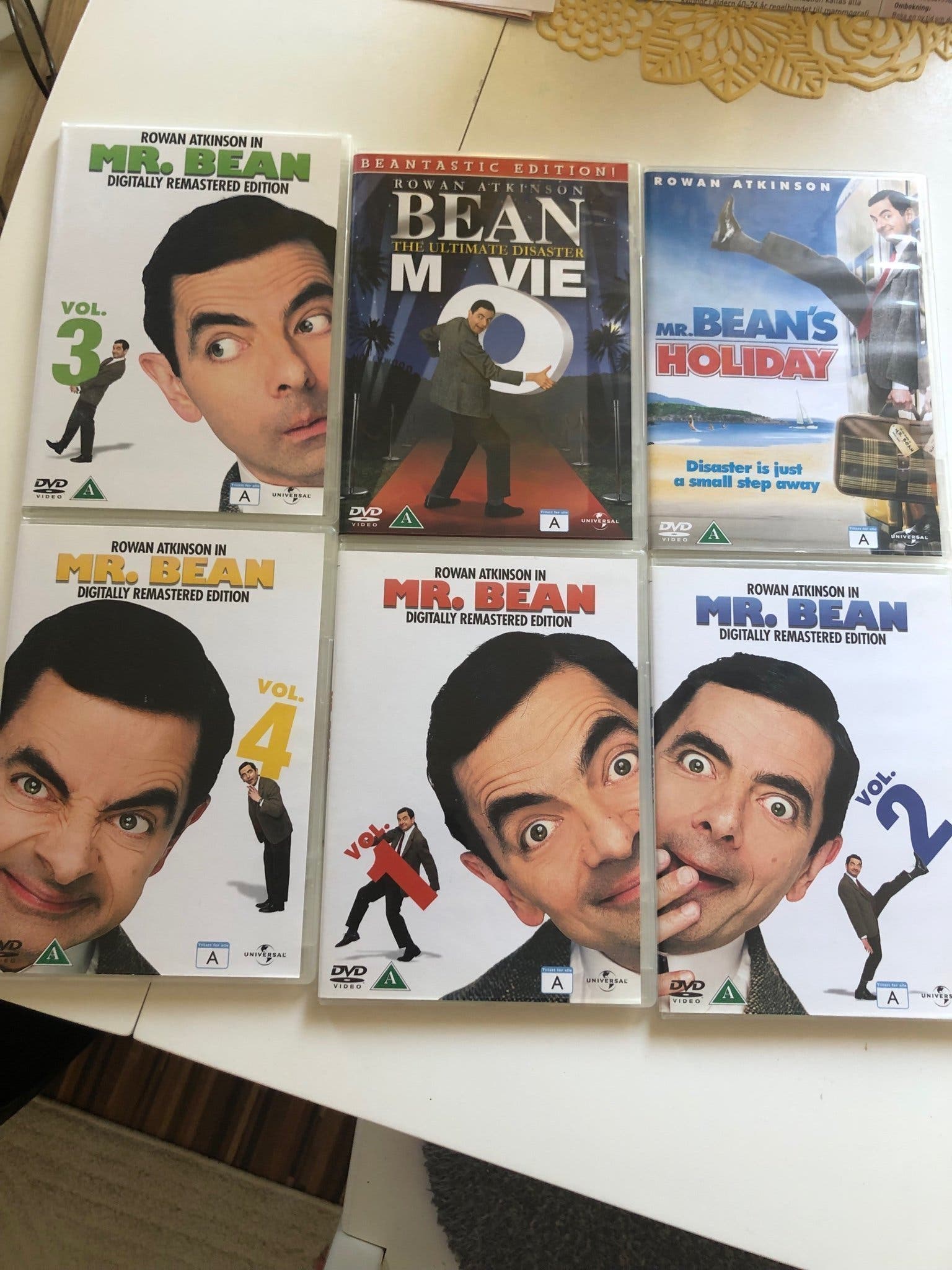 Se produkter som liknar Mr. Bean DVD Samling på Tradera (699168331)