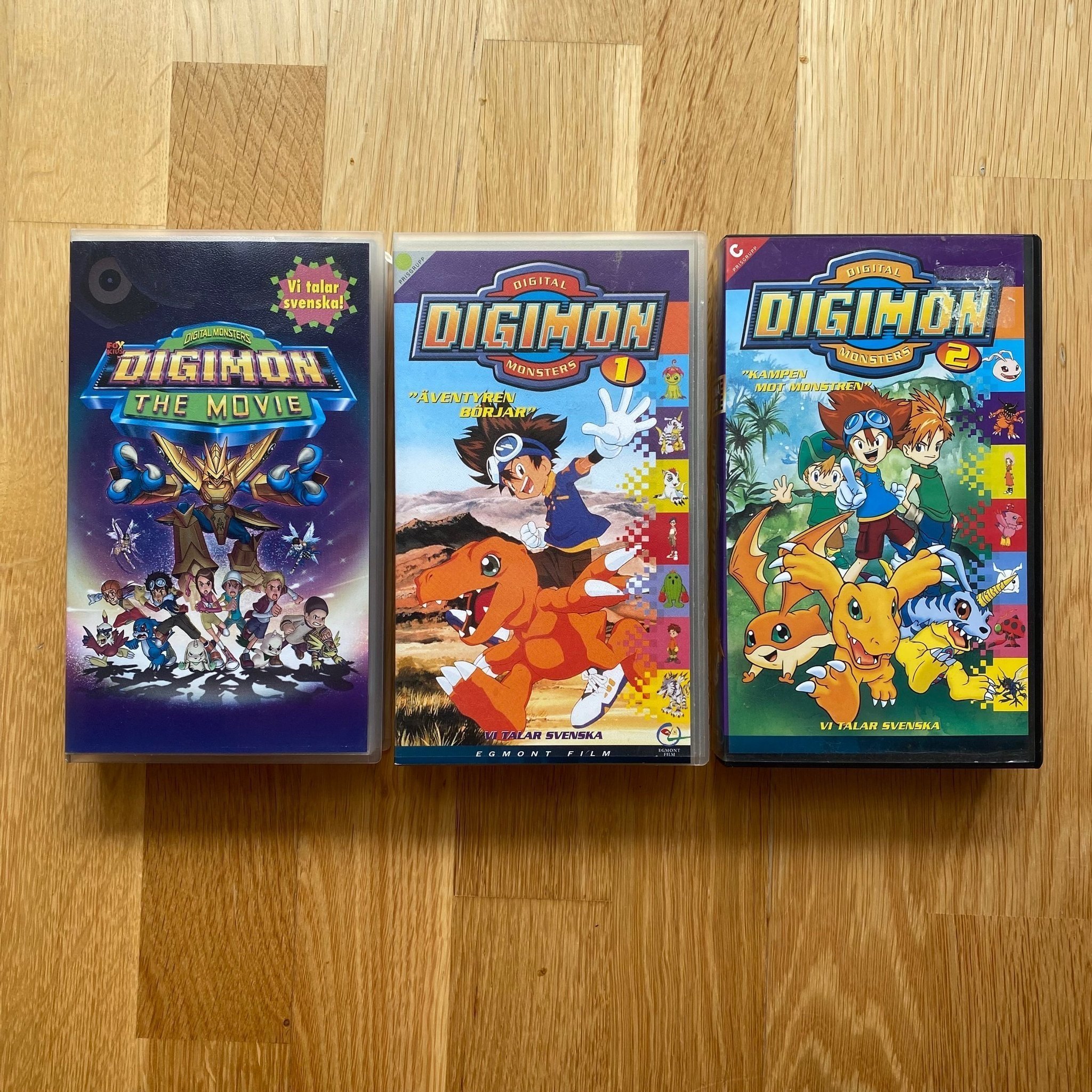 Se produkter som liknar Digimon VHS-kassetter - The M.. på Tradera ...