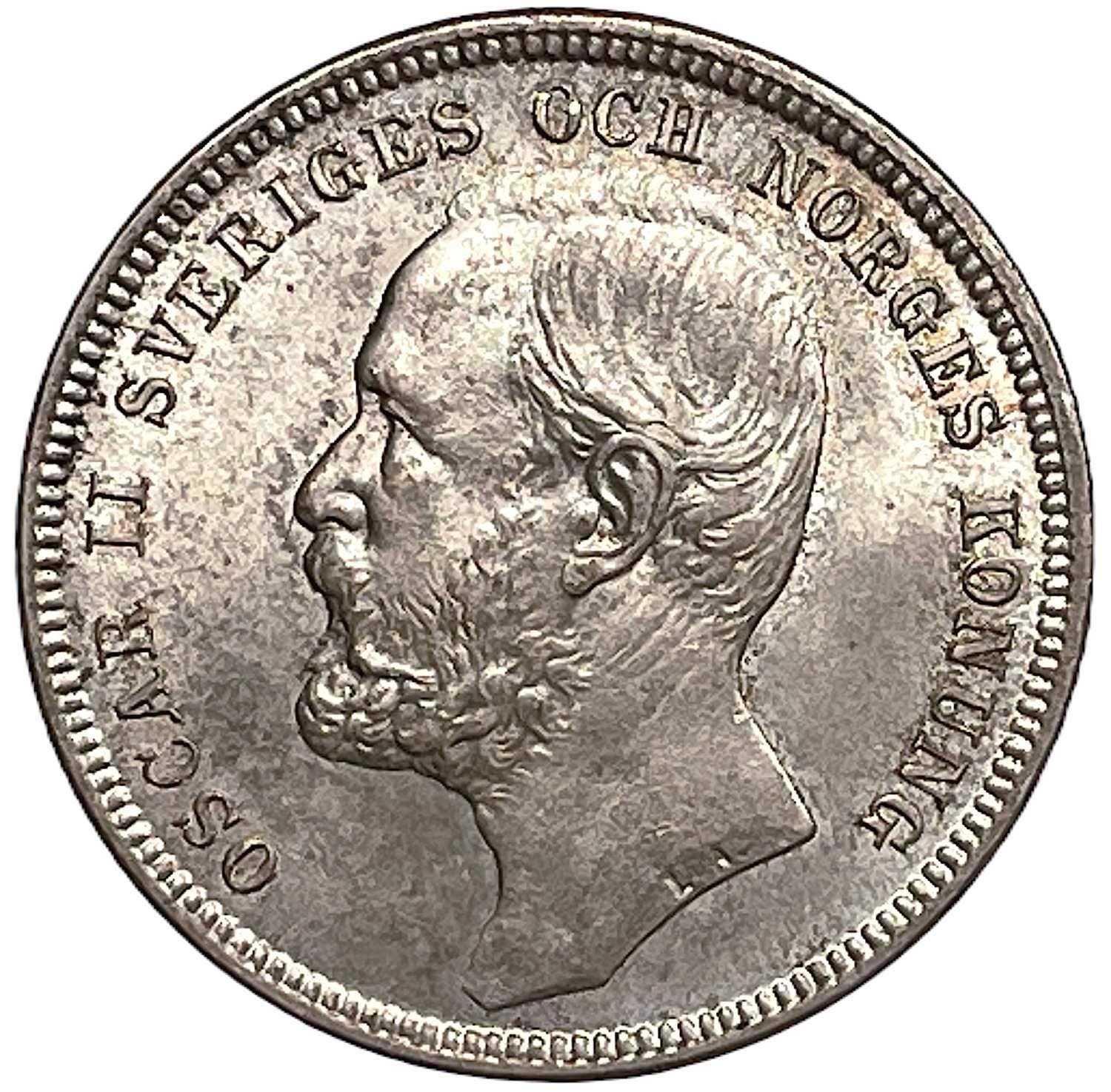 Oskar II - 1 Krona 1904 - Ett underbart ocirkul.. | Köp på Tradera ...