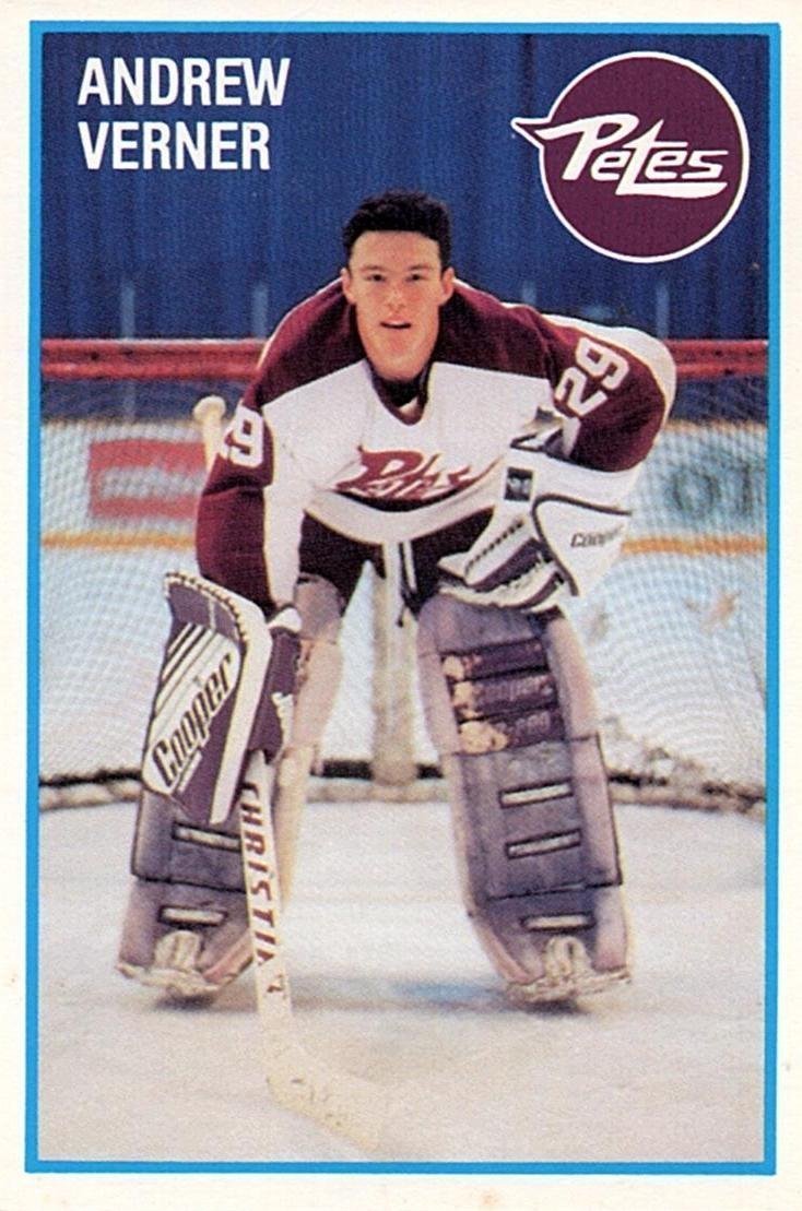 1991-92 Peterborough Petes Hockey Andrew Verner.. | Köp på Tradera ...