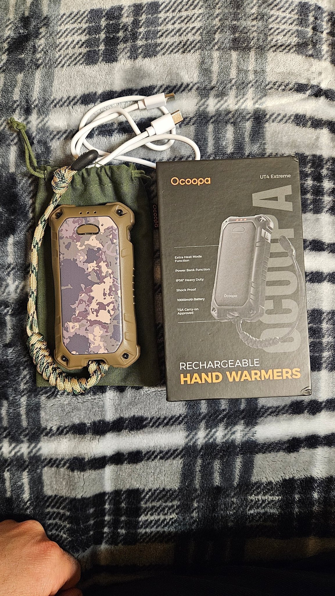 Ocoopa UT4 Extreme Rechargeable Hand Warmer | Köp på Tradera (709957624)