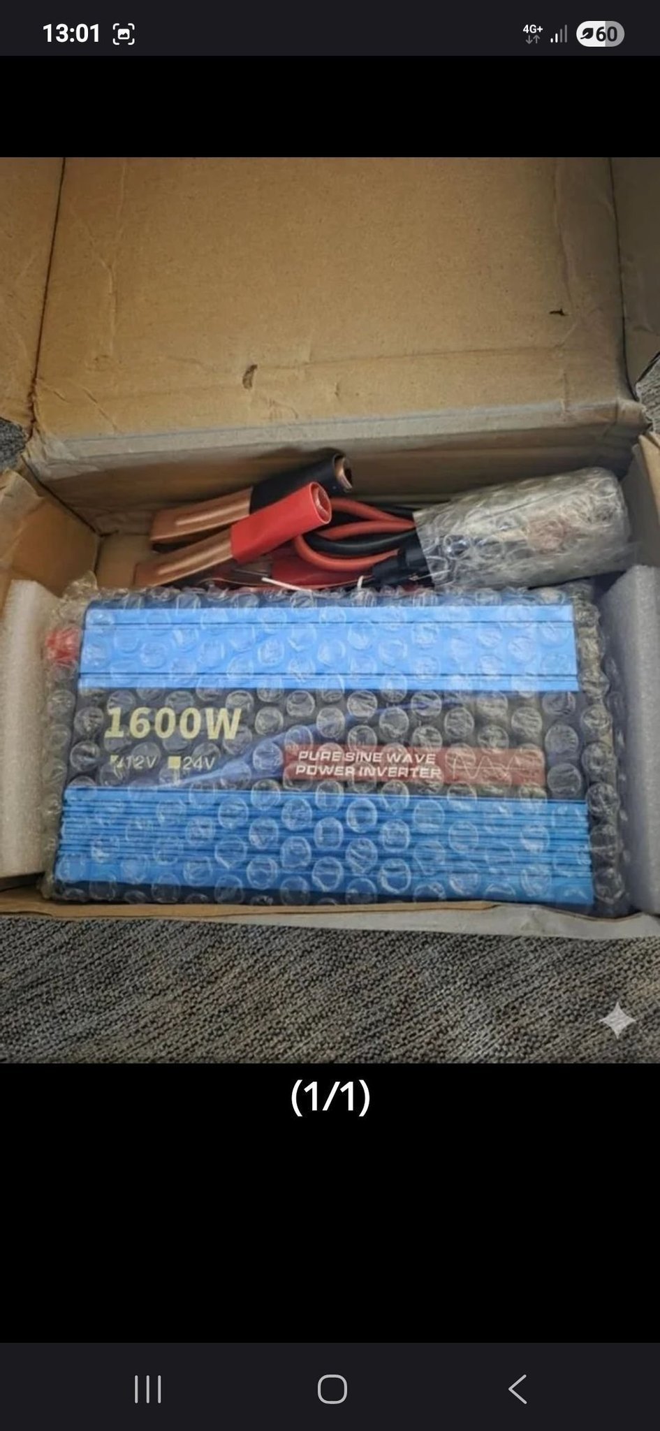 1600W Pure Sine Wave Power Inverter 12V 24V | Köp på Tradera (713292169)