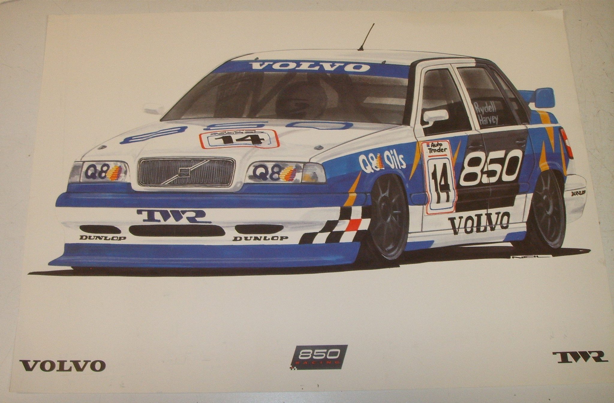 Plansch Volvo 850 Racing | Köp från EKBildelar på Tradera (594499835)