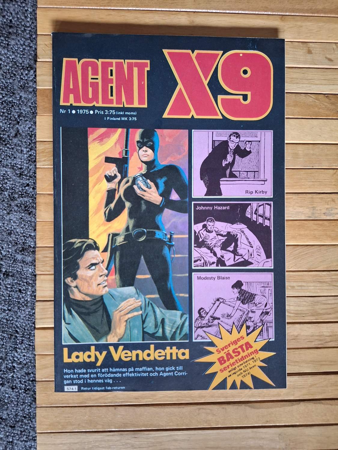 Se produkter som liknar Agent X9 1975 Nr 1 FN Nostalg.. på Tradera ...