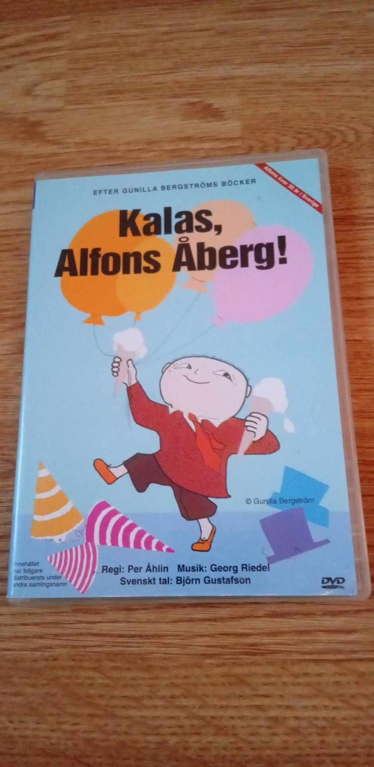 Dvd-film "Kalas, Alfons Åberg! | Köp på Tradera (658342471)